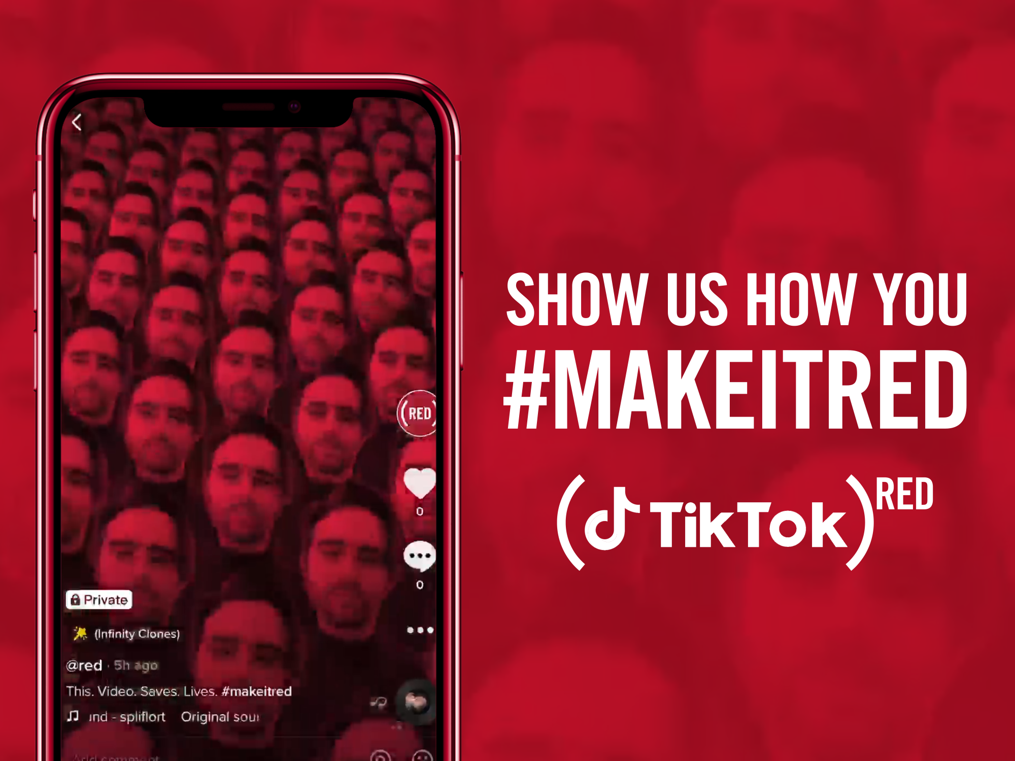 #MakeItRed Empowers TikTok’s Community - RED