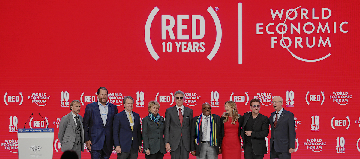 (RED) Marks Ten Years Fighting AIDS - RED