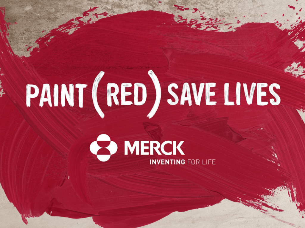 Thank You Merck for Supporting PAINT (RED) SAVE LIVES! - RED