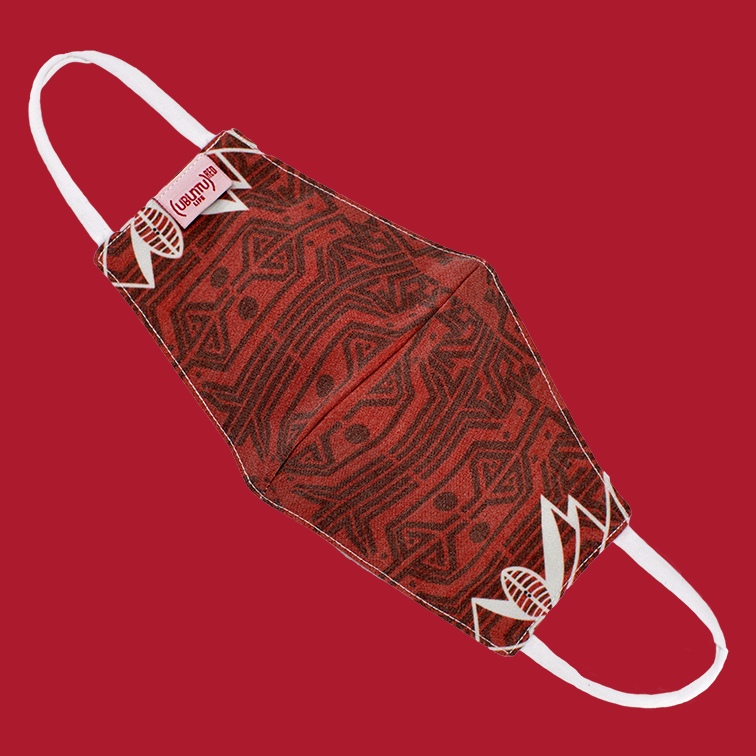 Stay Safe and Look Stylish with (UBUNTU LIFE)RED Face Masks - RED