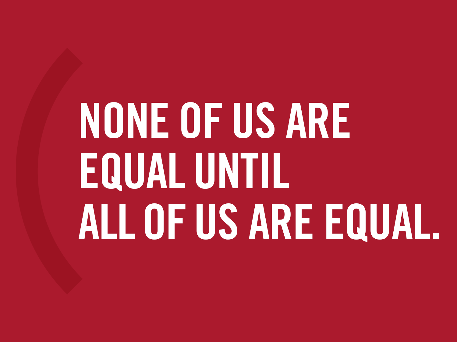 (RED)'s Statement on Injustice and Inequality In the U.S. - RED